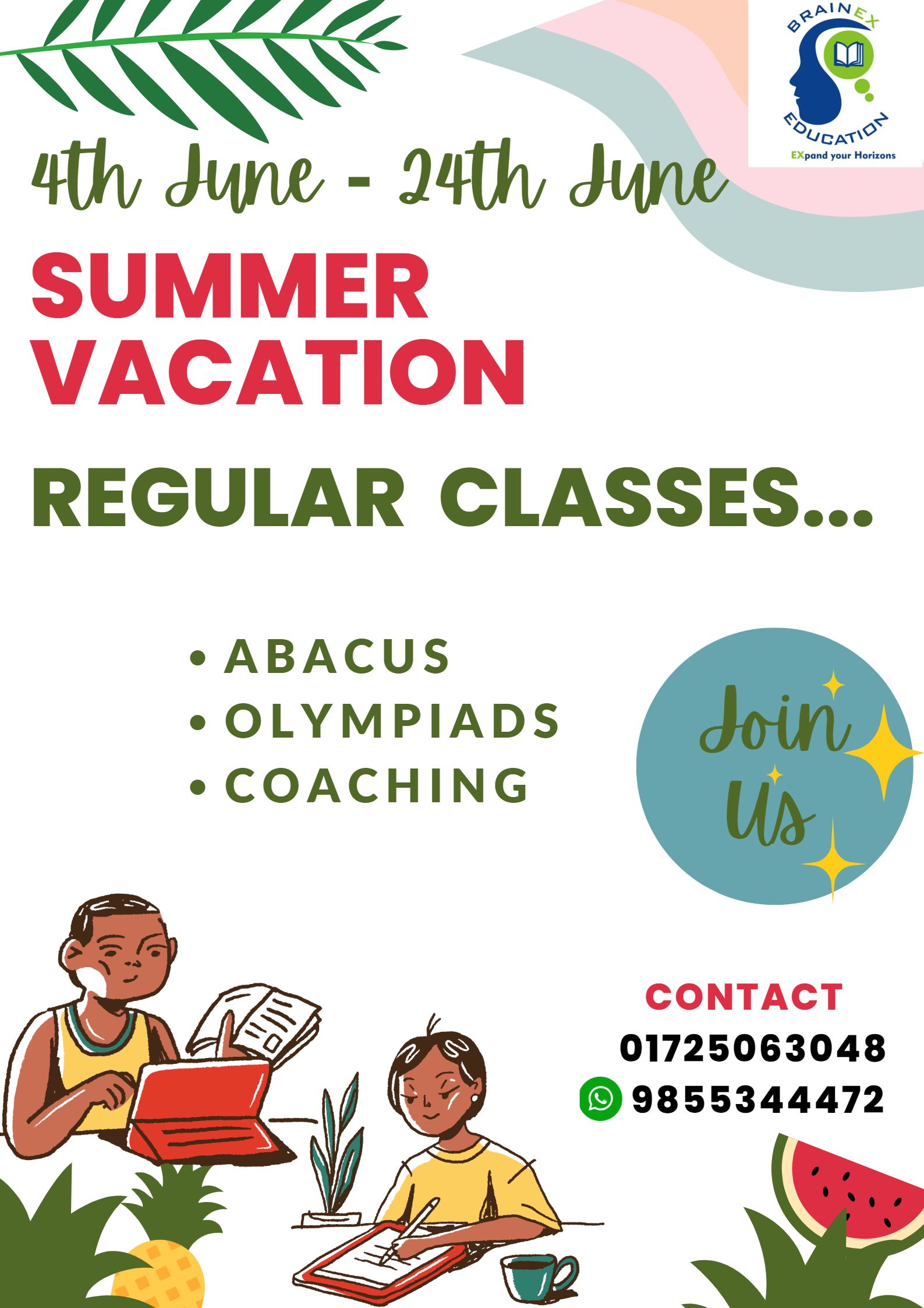 Brainex Education | Abacus & Vedic Maths Classes For Children In Mohali